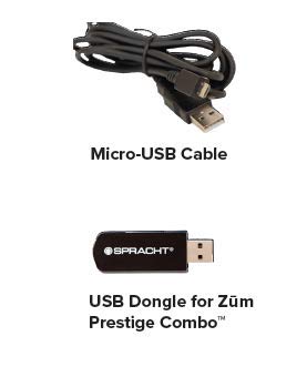 Spracht ZUMBTP-410 Zum BT Prestige Combo USB Wireless Bluetooth Headset