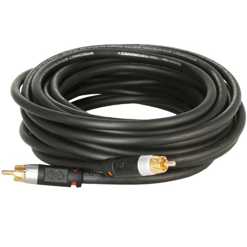 Mediabridge⢠Ultra Series Digital Audio Coaxial Cable (15 Feet) - Dual Shielded with RCA to RCA Gold-Plated Connectors - Black - (Part# CJ15-6BR-G2)