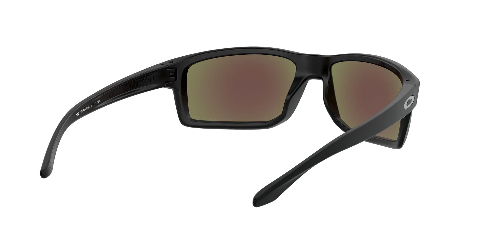 Oakley Men's OO9449 Gibston Square Sunglasses, Matte Black Silver Icon/Prizm Sapphire Iridium Polarized, 60 mm