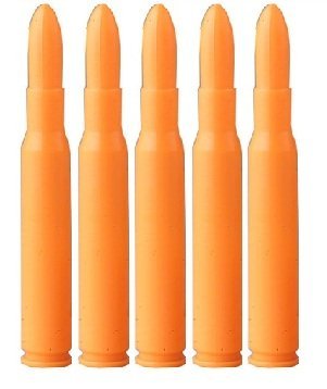 Tactical Deals Pack Of 5 Inert .308 Winchester Rifle Safety Trainer Cartridge Dummy Ammunition Ammo Shell Rounds