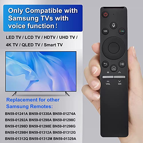 New Upgraded Voice Replacement Remote for Samsung Smart-TV Remote Control, BN59-1266A with Voice Function for All Samsung TVs