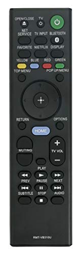 New RMT-VB310U Replaced Remote fit for Sony Blu-Ray DVD Player UBP-X800 UBP-UX80 UBP-X800M2 UBP-X1000ES