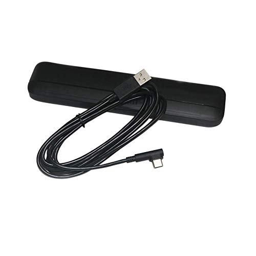 Adhiper PTH660 Charging Cable Replacement Data Sync USB Cable Power Supply Cord Wire Compatible Wacom Intuos Pro PTH-860 PTH860 PTH-660 (200cm/Black)