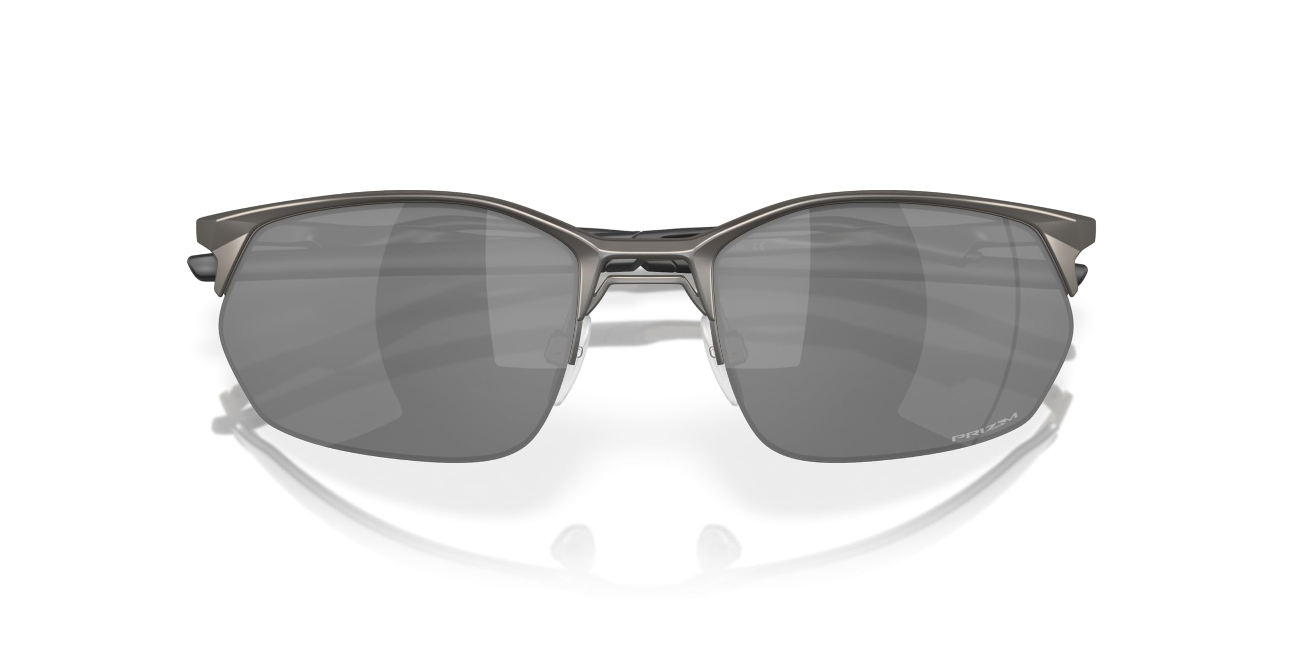 Oakley Men's OO4145 Wire Tap 2.0 Rectangular Sunglasses, Matte Gunmetal/Prizm Black, 60 mm