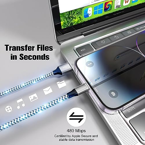 [Apple MFi Certified] iPhone Charger,Compatible for iPhone Charger,3Pack 10FT Fast Chargers Lightning Cable for iPhone 14/13/12/11/Xs/XR X/8/7/iPad iPod AirPods