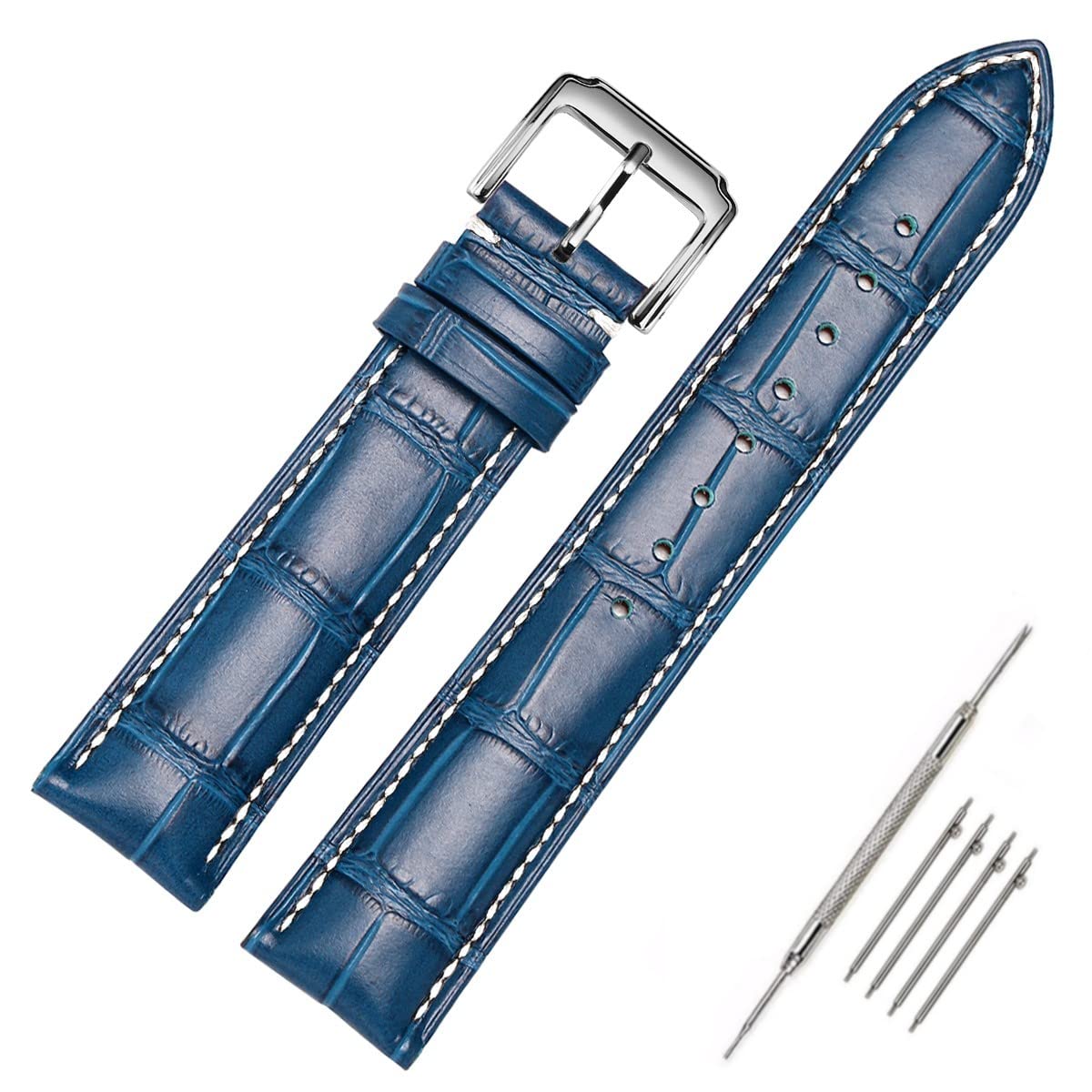 Moran Quick Release Leather Watch Band 20mm Compatible Garmin Vivoactive 3 VenuVenu sq2 plusVivomove HR Replacement Strap for Garmin Forerunner 245645 MusicInstinct 2S Fenix 7S6S5S plus