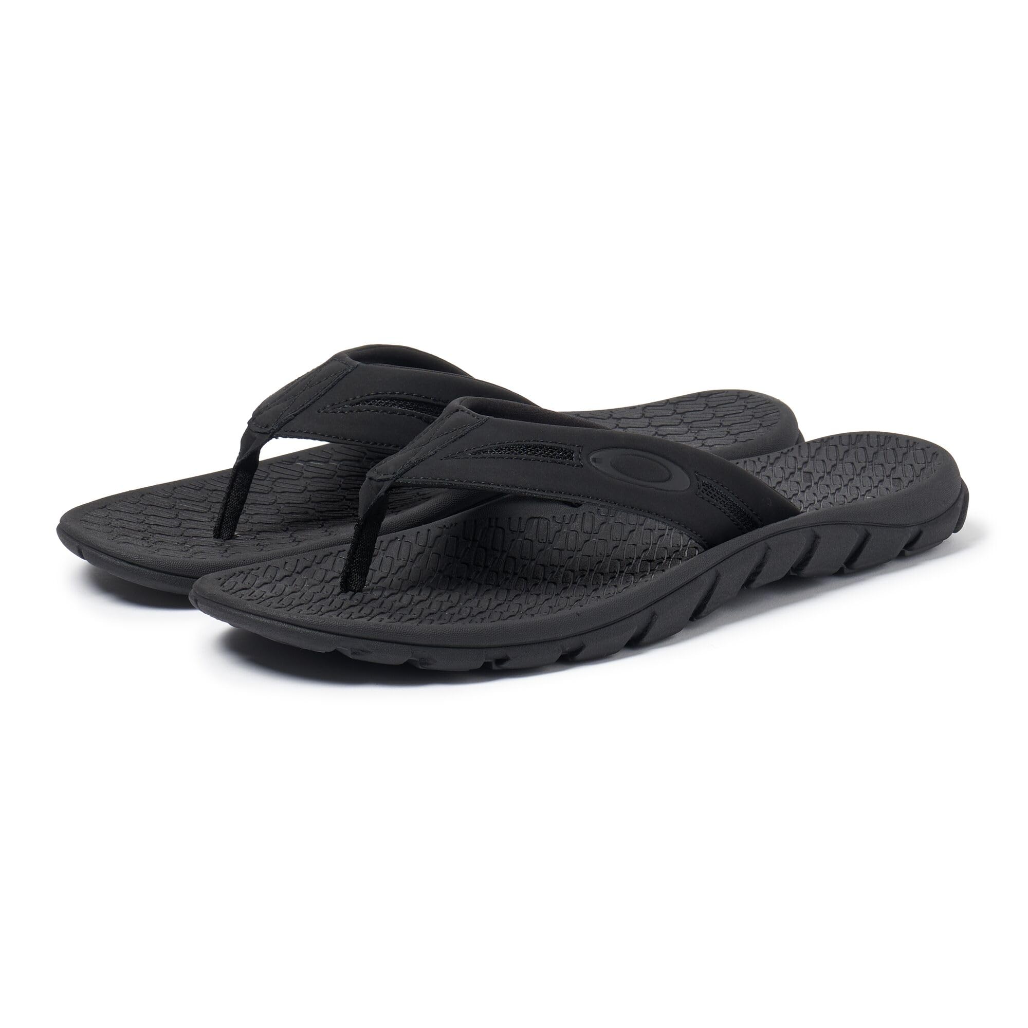 Oakley Mens Operative Sandal 2.0 Flip-Flop, Blackout, 10 US