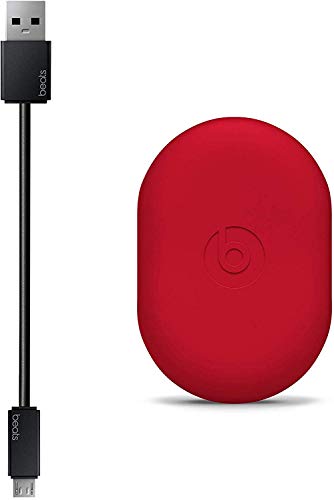Powerbeats3 Wireless Earphones - Apple W1 Headphone Chip, Class 1 Bluetooth, 12 Hours of Listening Time, Sweat Resistant Earbuds - Defiant Black-Red