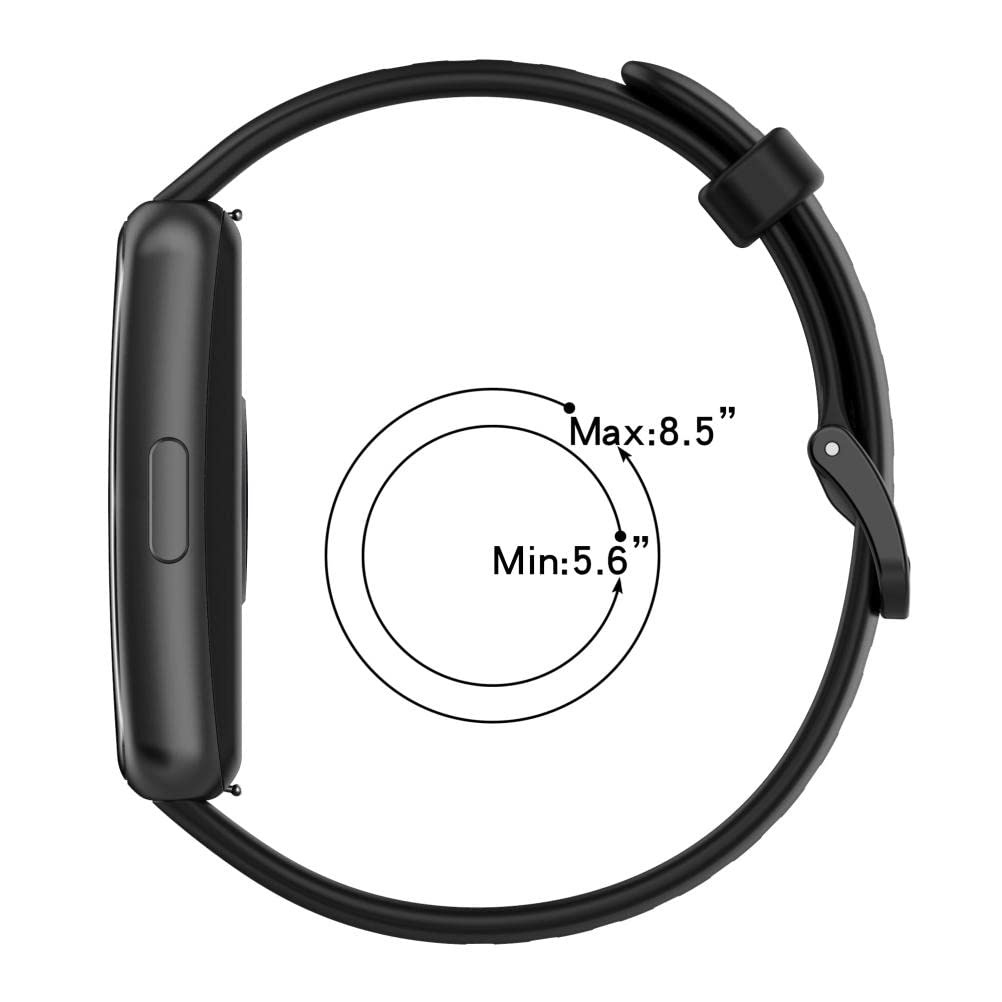 Compatible with Honor Band 7 Band 7 TPU Watch Straps - Quick Release Watch Bands Soft Waterproof Watch Strap for Men Women - for Smartwatches Straps Replacement