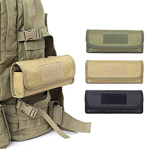 ACEXIER Hunting Military 18 Round Tactical Molle Cartridge Shell Holder Ammo Bag Pouch Military Waist Bag 12/20 Gauge Gun Bullet Pouch(Include One Tactical Patch)