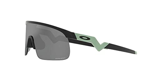 Oakley Youth OJ9010 Resistor Rectangular Sunglasses, Matte Black/Prizm Black, 23 mm