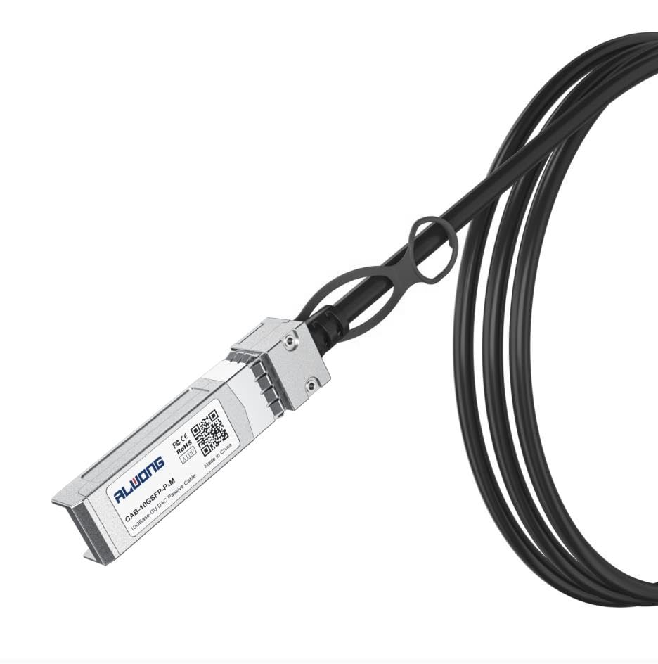 2-Pack 3m/9.84ft 10G Direct Attach Copper Cable, SFP+ Passive Twinax DAC Cable for Cisco SFP-H10GB-CU3M, Ubiquiti, Arista, D-Link, Intel, Meraki, Mikrotik, Netgear, TP-Link etc.
