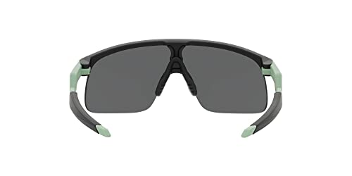 Oakley Youth OJ9010 Resistor Rectangular Sunglasses, Matte Black/Prizm Black, 23 mm