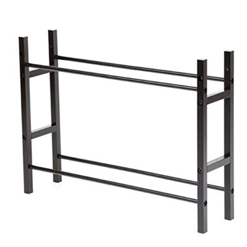 Facibom Tire Rack Storage Garage Organizer for TF2 SCX10 D90 TRX4 1/10 RC Car Truck Crawler Tires,Black