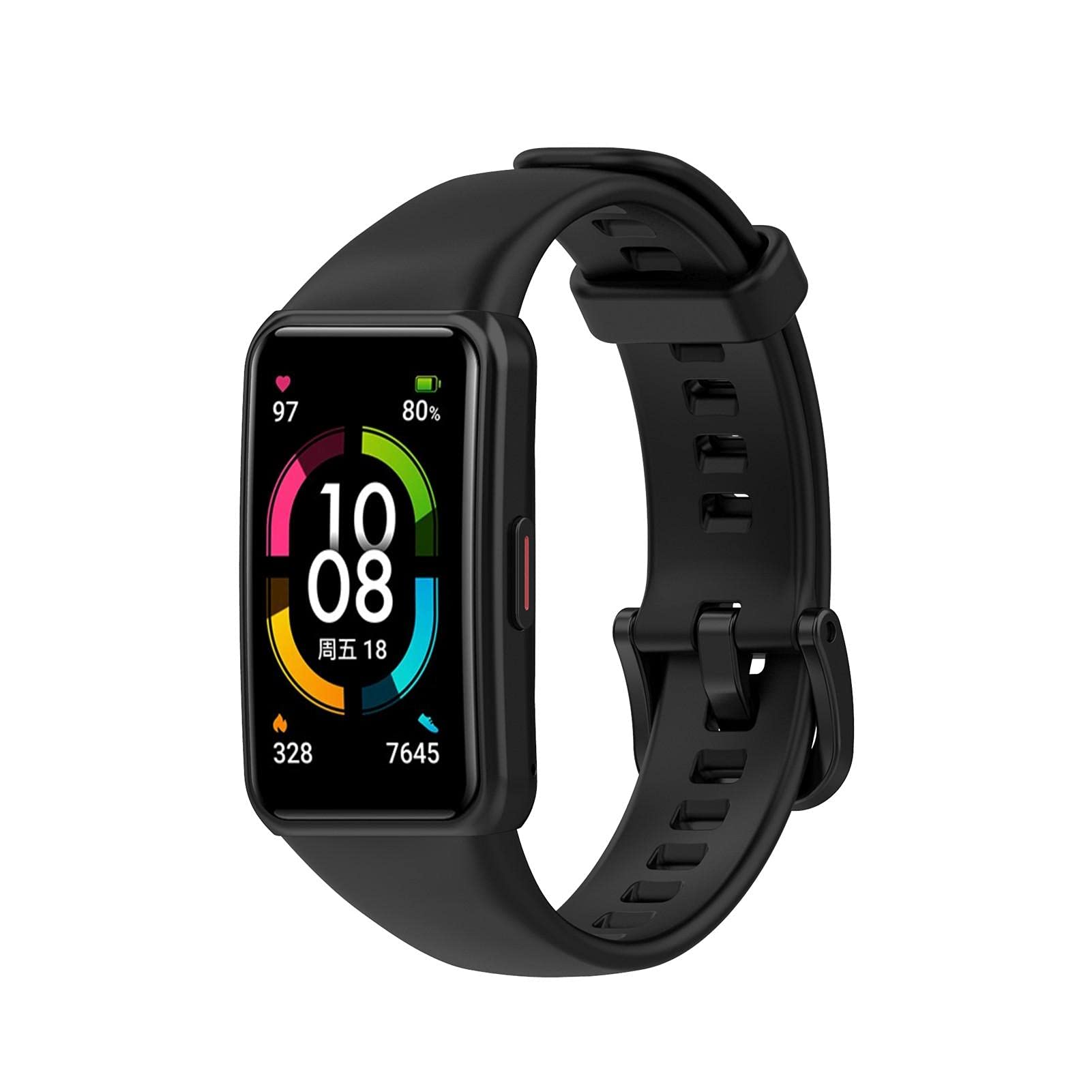 TangYang Compatible Strap for Huawei Band 6 / Honor Band 6 Replacement TPU Strap