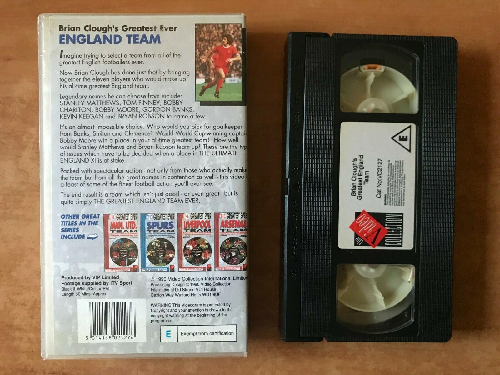 England Team: Greatest Ever; [Brian Clough] Football - Bobby More - Sports - VHS
