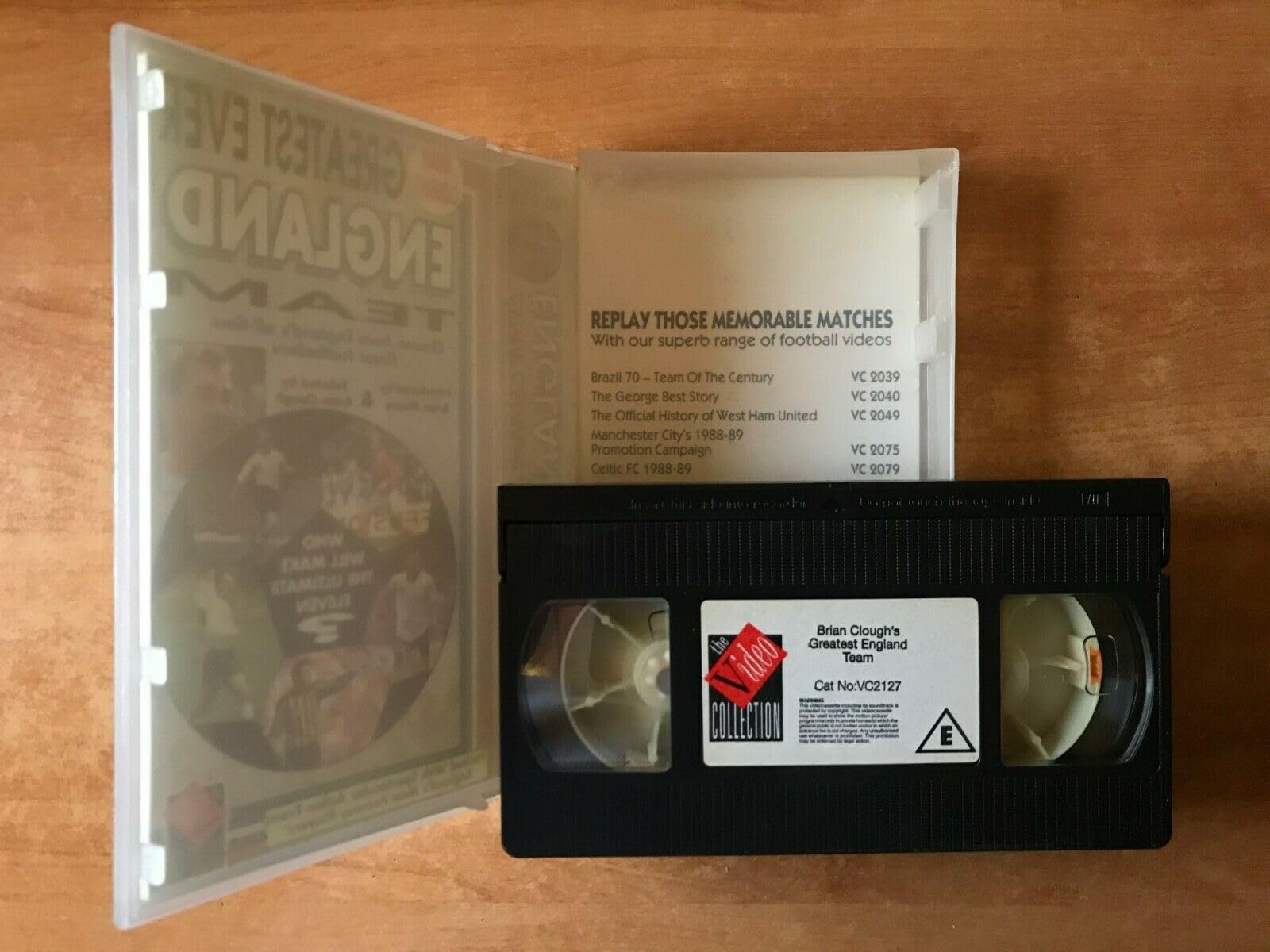 England Team: Greatest Ever; [Brian Clough] Football - Bobby More - Sports - VHS