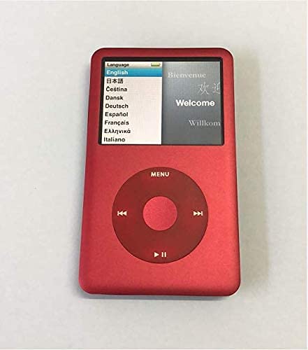 Custom 1TB SSD with 3000mAh Battery Upgraded Compatible for iPod Classic 7th Generation 1TB (RED)