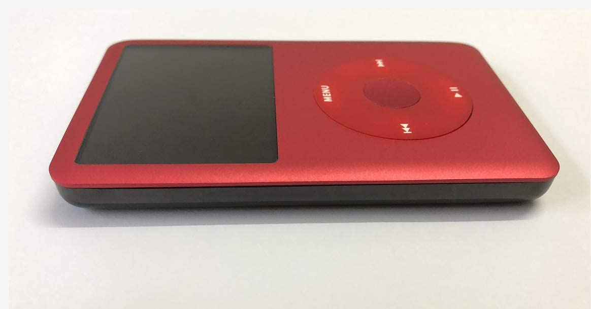 Custom 1TB SSD with 3000mAh Battery Upgraded Compatible for iPod Classic 7th Generation 1TB (RED)