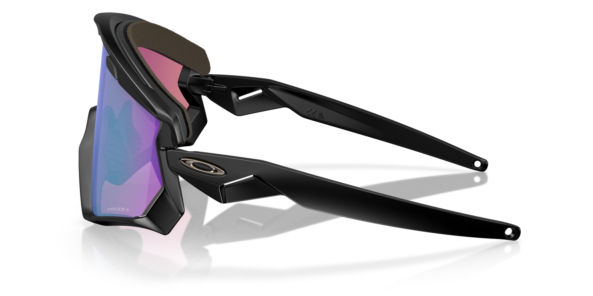 Oakley Men's Oo9418 Wind Jacket 2.0 Rectangular Sunglasses, Black, 45 mm