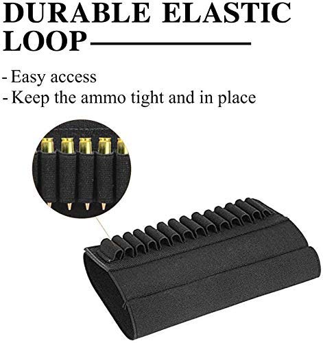 ACEXIER Ammo Holder Cartridge Shot Gun Shell Magazine for 5.56mm .22/.223.204 Gun Shell Holders Hunting Butt Holder 14 Round