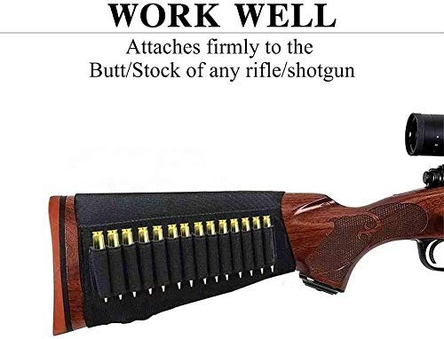 ACEXIER Ammo Holder Cartridge Shot Gun Shell Magazine for 5.56mm .22/.223.204 Gun Shell Holders Hunting Butt Holder 14 Round