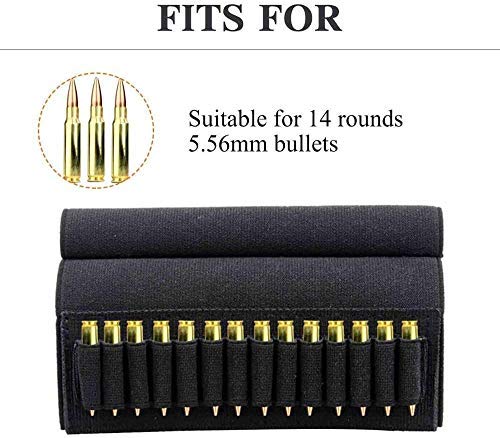 ACEXIER Ammo Holder Cartridge Shot Gun Shell Magazine for 5.56mm .22/.223.204 Gun Shell Holders Hunting Butt Holder 14 Round