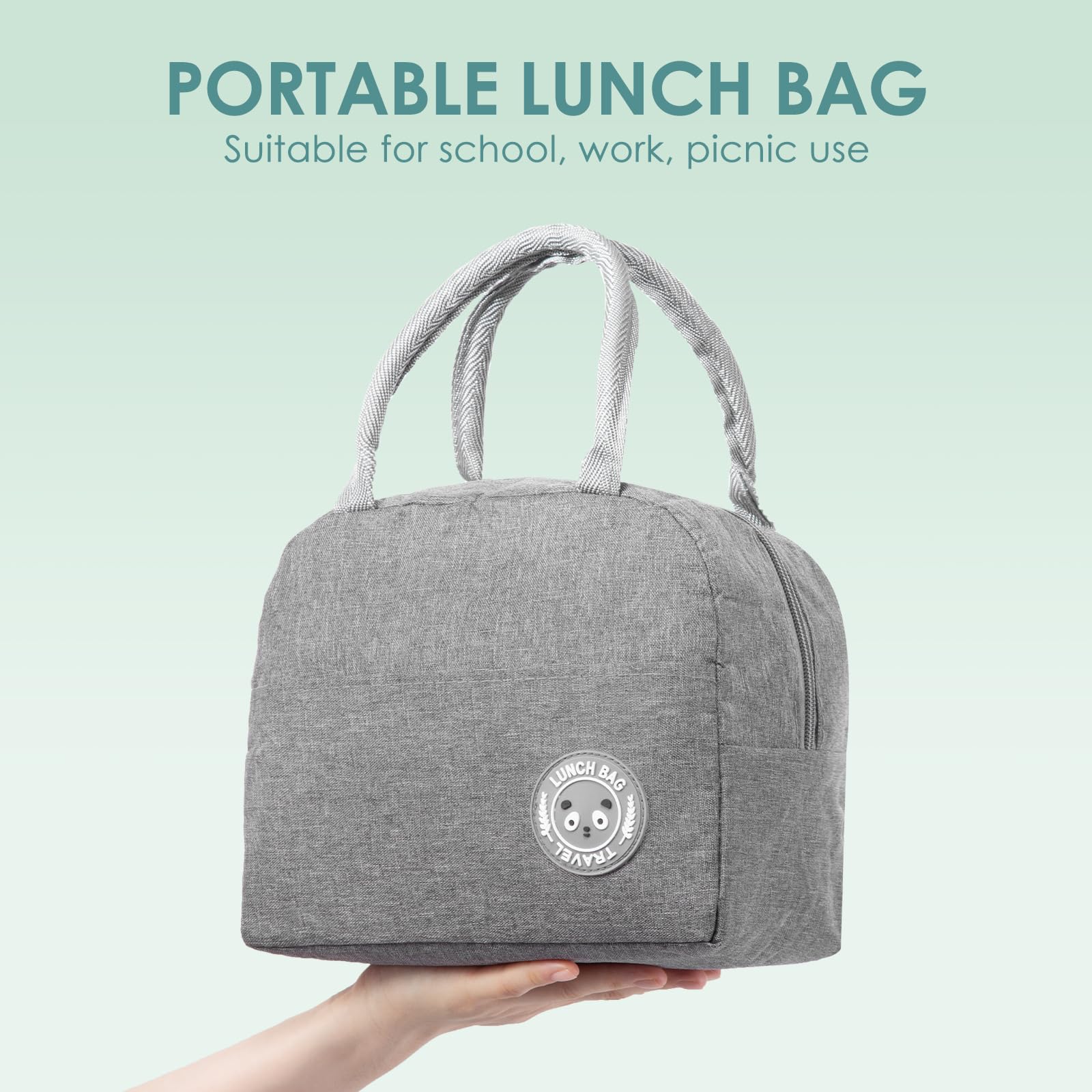 Housmile Bento Box Adult Lunch Box, Stackable Bento Lunch Box Container with Accessories, Built-in Utensil Set, Bento Box Kit with Bag, BPA-Free, Microwave Safe, Leak-Proof Lunchbox for Work, Picnic
