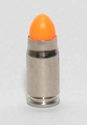 ST Action Pro Pack Of 5 Inert .357 SIG Pistol Orange Safety Trainer Cartridge Dummy Ammunition Ammo Shell Rounds with Nickel Case