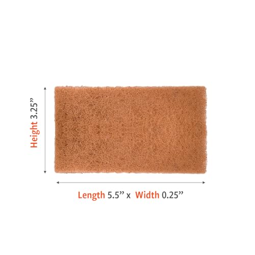 Full Circle Neat Nut Walnut Shell Scouring Pads, Non-Scratch, Set of 3, 5 oz, Brown