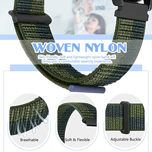 YCHDDER Quick Release Watch Bands-16mm 18mm 20mm 22mm Watch Bands, Solo Loop Nylon Watch Straps Replacement Wristband for Men Women