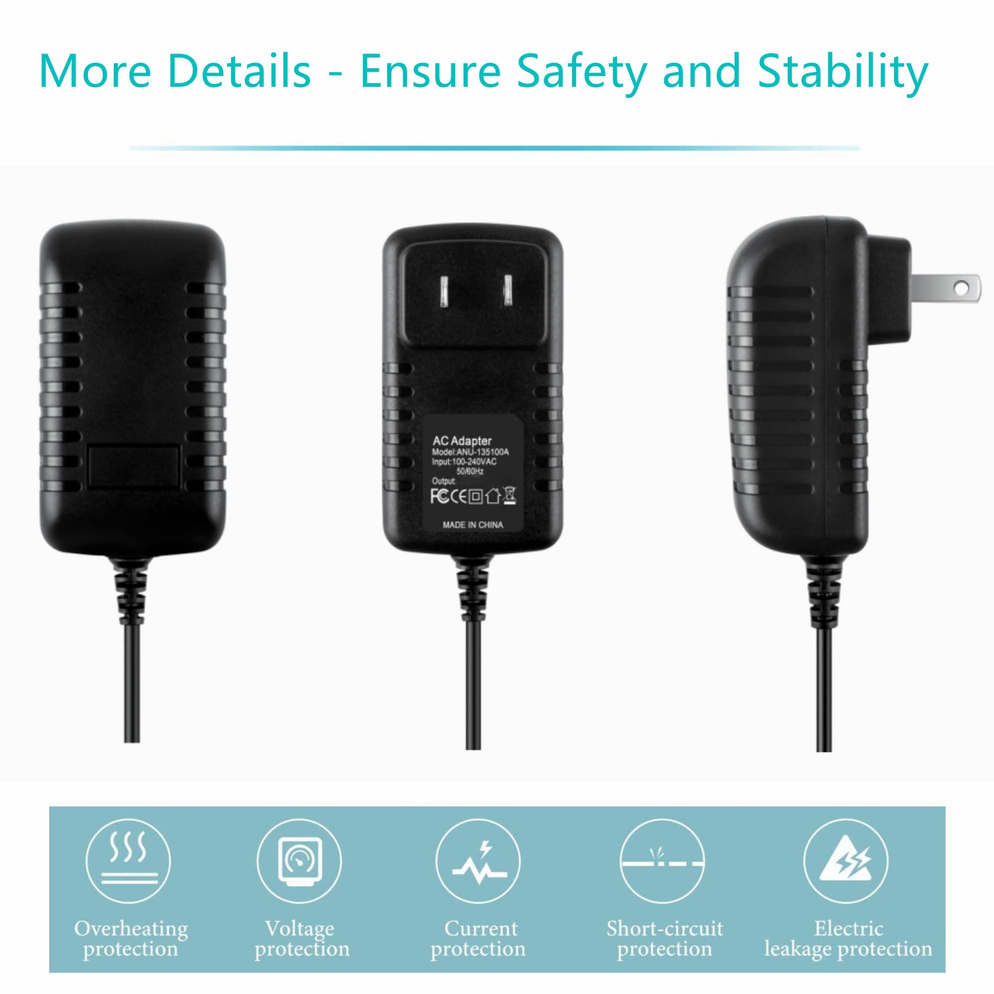Dysead AC Power Adapter Compatible with SUAOKI G100 27000mAh Portable Solar Generator Power Station