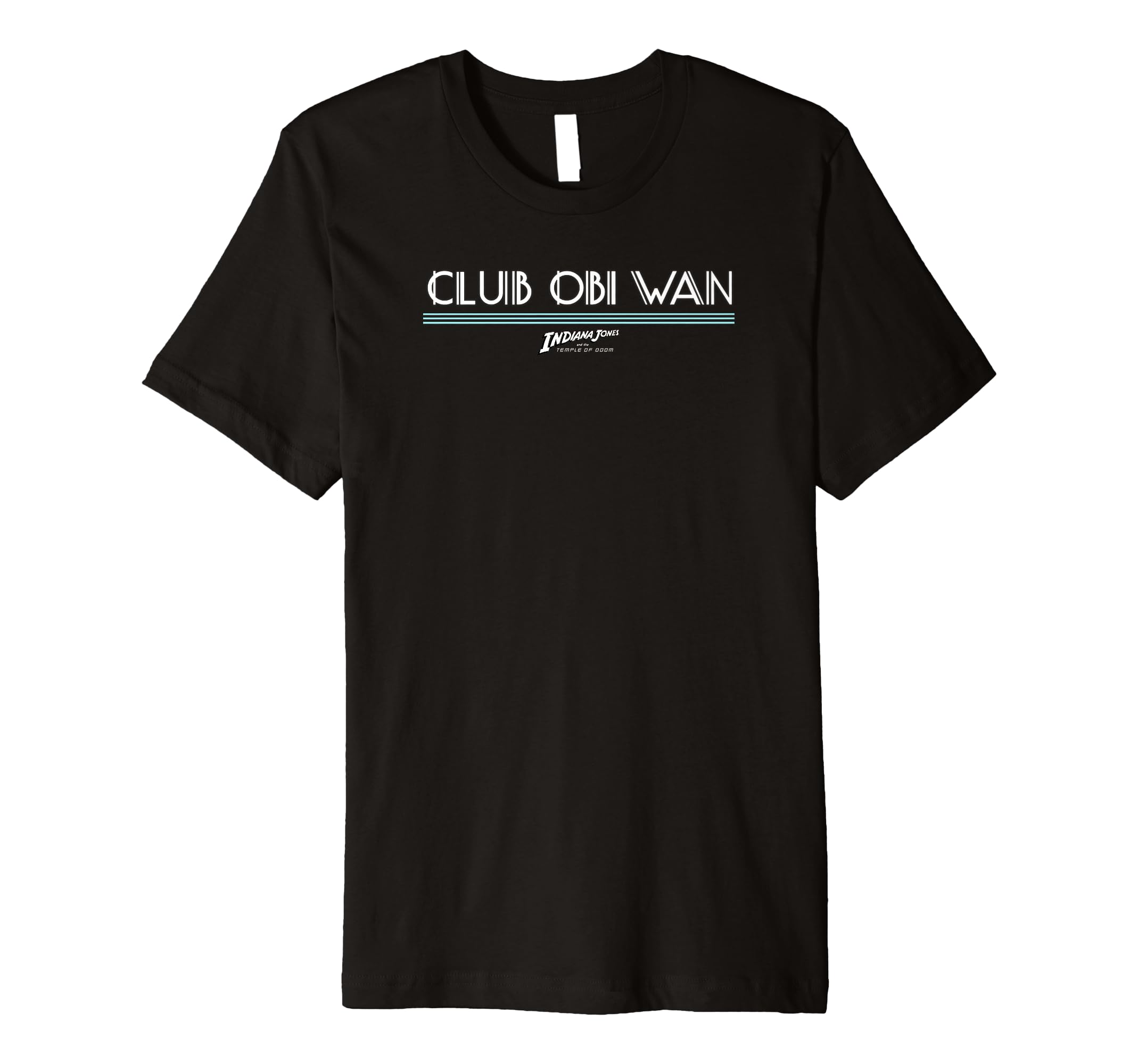 Indiana Jones And The Temple Of Doom Club Obi Wan Logo Premium T-Shirt