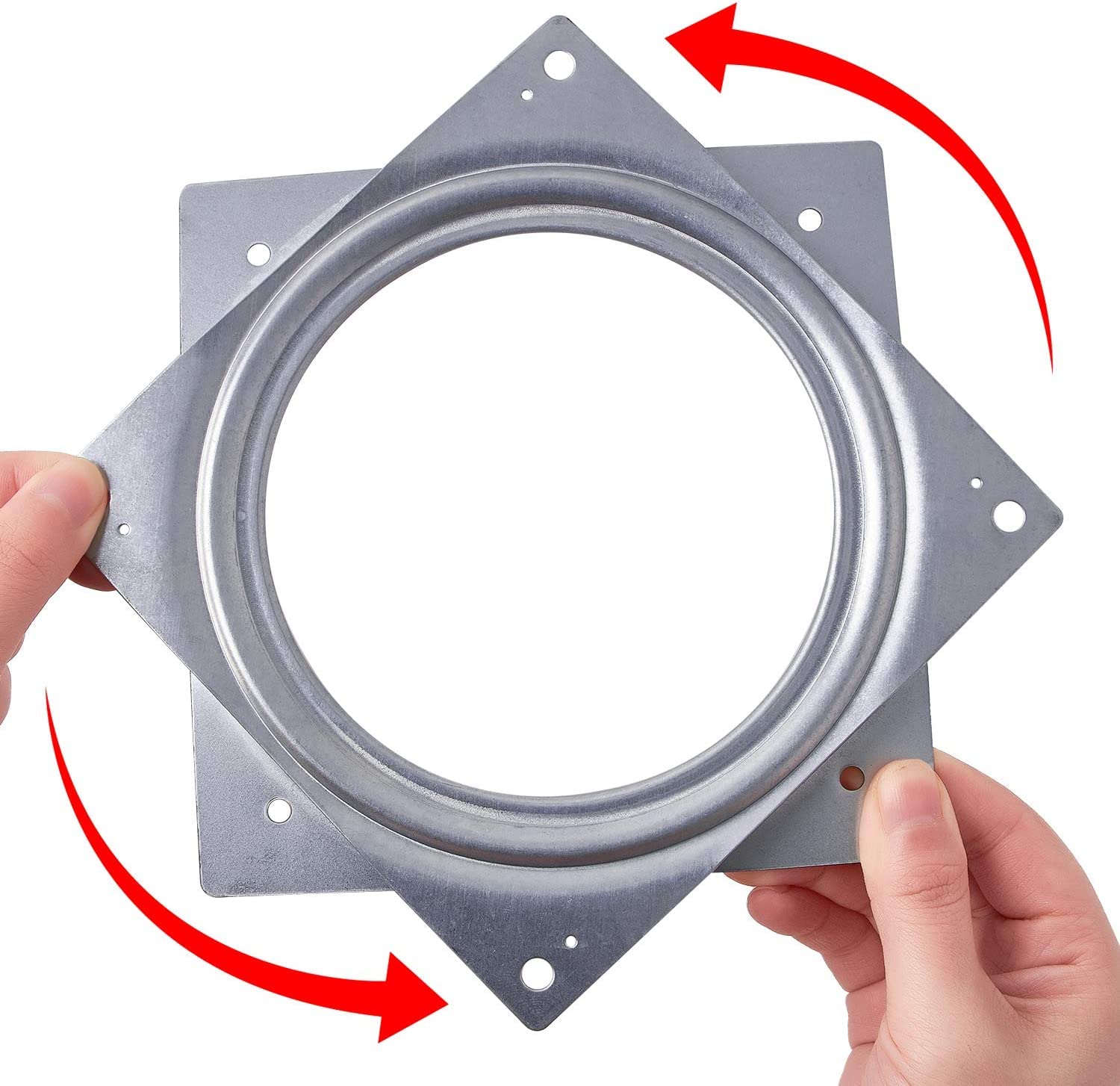 DMSTECH 6" Lazy Susan Turntable 500 LBS pounds Steel Ball Bearing Rotating Tray Strong Sturdy Table Cabinet Low Profile