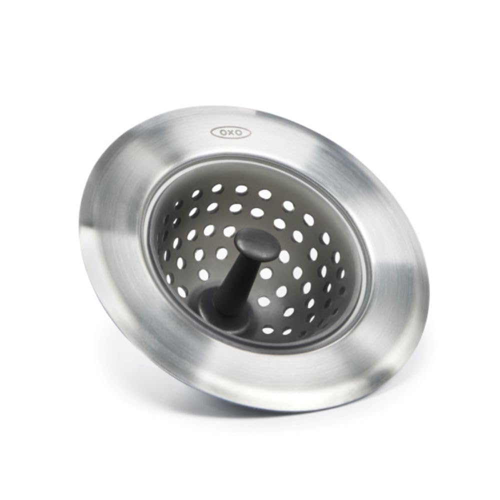OXO Good Grips Silicone Sink Strainer, Black