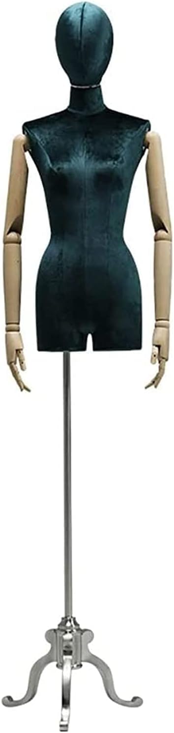 Tailors Dummy Mannequins Mannequin Body Female Tailors Dummy Mannequin with Metal Base Window Display Dressform Mannequin