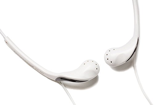 SONXTRONIC White ICE Xdr-8001 Vertical in Ear Ultralight Sport Running Headband Headphones (mdr-w08l Style White and Silver)