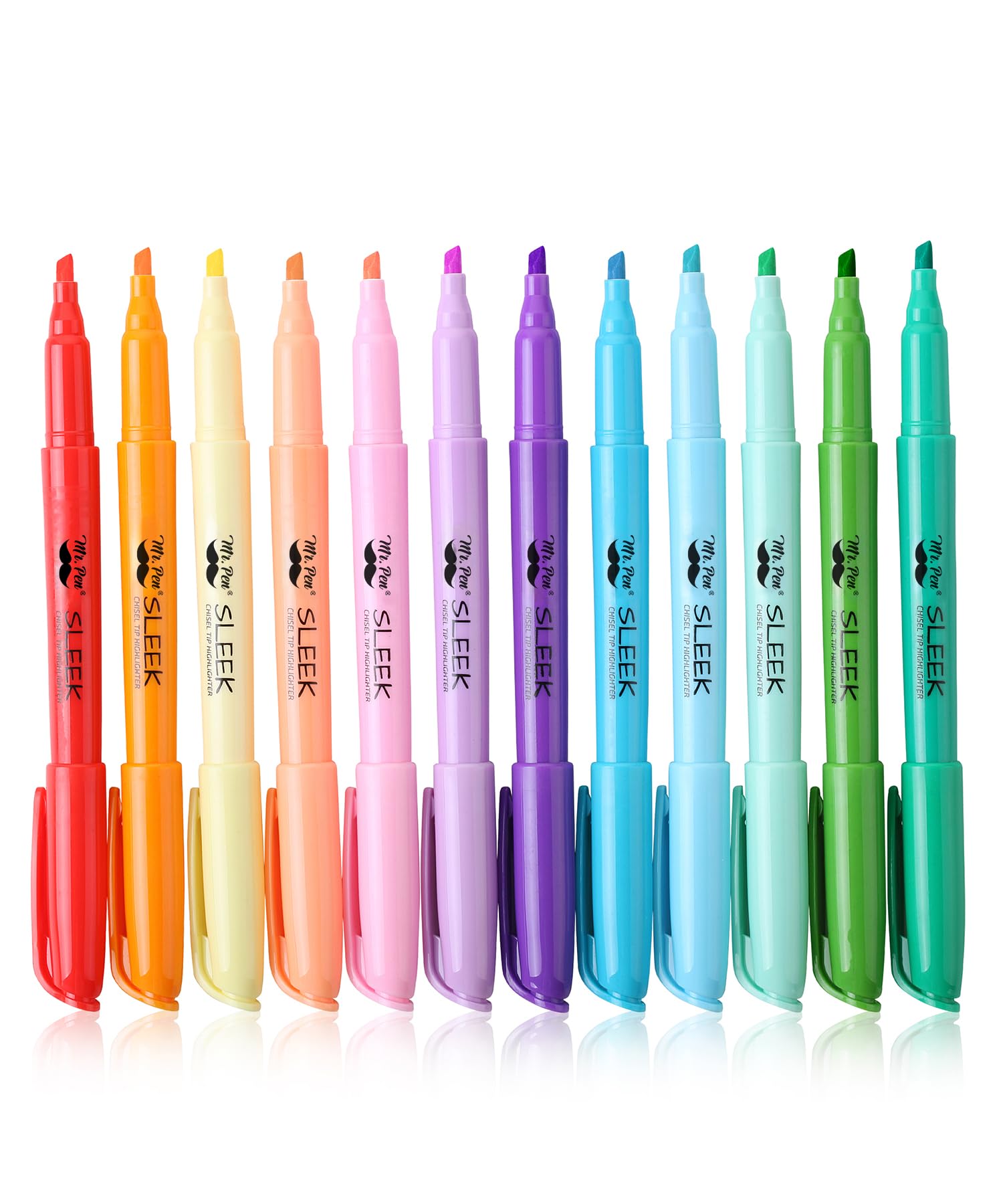 Mr. Pen- Pastel Highlighters, 12 Pack, Assorted Colors, Fast Dry, Highlighter Pastel, Pastel Highlighter Set, Bible Journaling Highlighter, Pastel Marker, Colored Highlighters, Pastel School Supplies