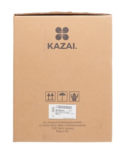 Kazai.®️ Bamboo Bathroom Trash Can | Soft Close and Slip-Resistant | 3L / 0.8 Gall. | Stainless Steel | White