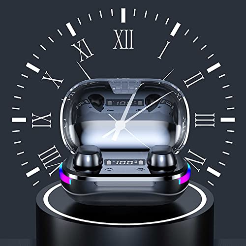 YUUAND Wireless Earphones Stereo Earbuds LED Digital Display in Ear Noise Cancelling Bass Bluetooth 5.3 TWS for iOS Android