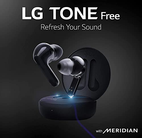 LG Tone FN5W Wireless Earphones TWS True Wireless Bluetooth Earbuds 10w Qi Mat