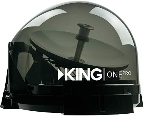 KING KOP4800 One Pro Premium Satellite TV Antenna - Works with Dish, DIRECTV, or Bell (Canada)