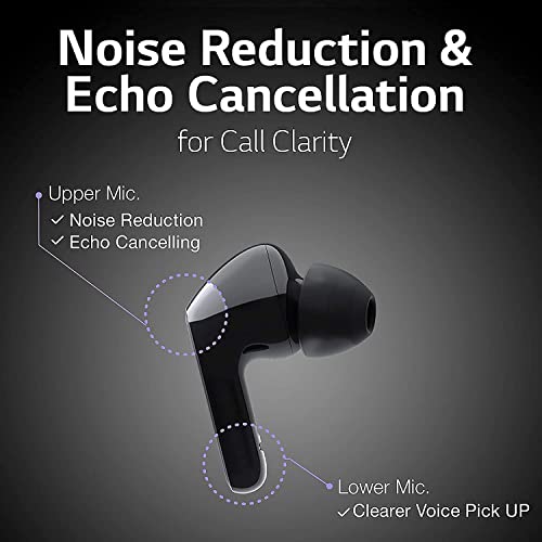 LG Tone FN5W Wireless Earphones TWS True Wireless Bluetooth Earbuds 10w Qi Mat