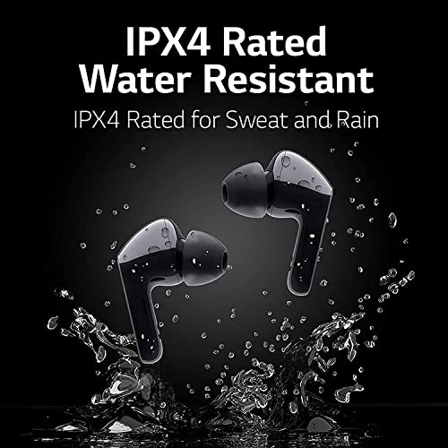 LG Tone FN5W Wireless Earphones TWS True Wireless Bluetooth Earbuds 10w Qi Mat