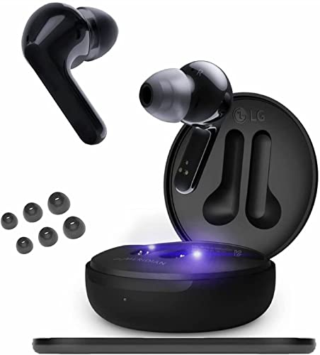 LG Tone FN5W Wireless Earphones TWS True Wireless Bluetooth Earbuds 10w Qi Mat
