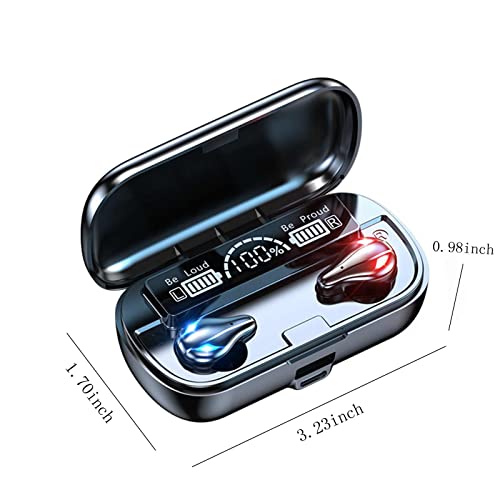 Wireless Earbuds Bluetooth in Ear Light-Weight Headphones Built-in Microphone Immersive Premium Sound with Charging Case NB4