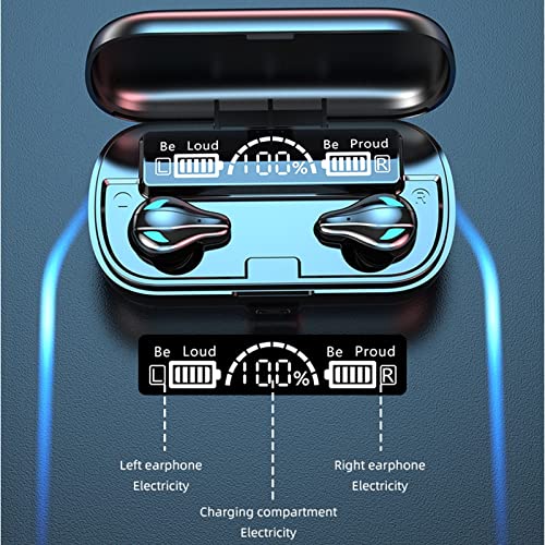 Wireless Earbuds Bluetooth in Ear Light-Weight Headphones Built-in Microphone Immersive Premium Sound with Charging Case NB4
