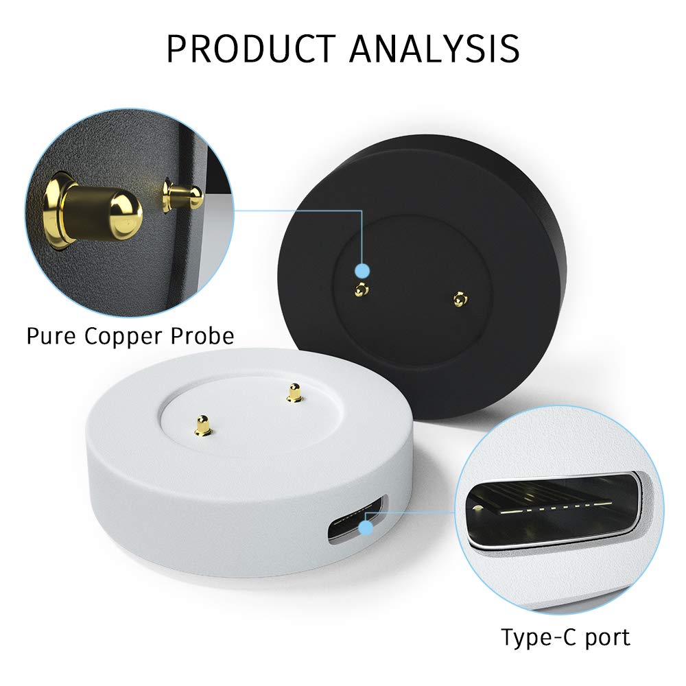 AWINNER Charger Compatible for Huawei Watch GT Classic Sport, GT2, GT 2e, Honor Watch Magic Magic 2, Honor Watch Dream - USB Charging Cable 100cm