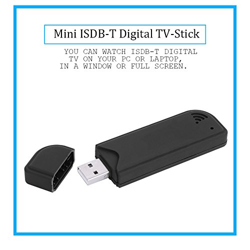 TV Receiver, USB HD TV Turner,Mini ISDB-T Laptop Digital TV Stick Tuner Recorder Receiver