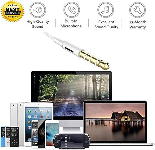 2 Pack Earbuds/Headphones/Earphones with 3.5mm Wired in Ear Headphone Plug Built-in Microphone & Volume Control for iPhone Android Phone PC Computer Laptop
